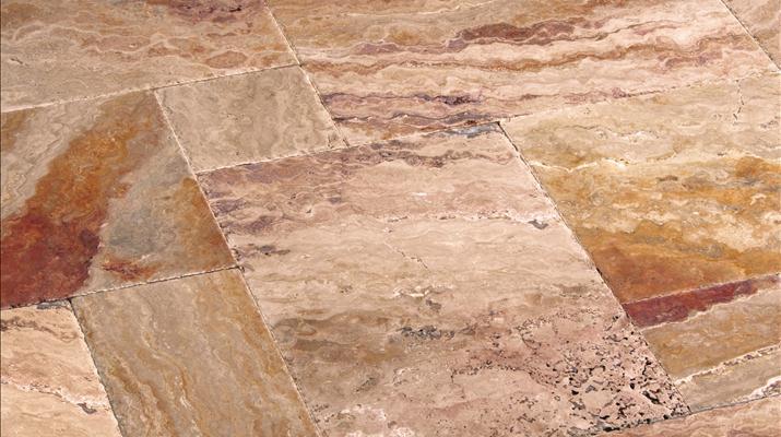 Give Your Home a Naturally Rustic Look with Chiseled Travertine Tiles ...
